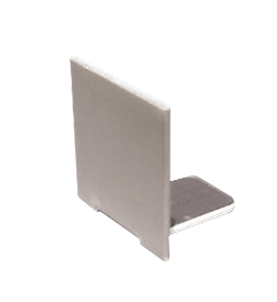 U-Channel End Caps for 20 mm Deep U Channels For 10 to 12 mm Glass ...