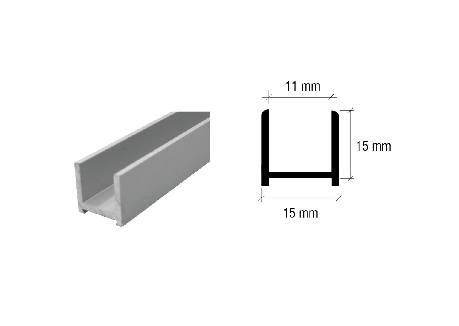 Shower Screen Wall Channels — Glass Components UK